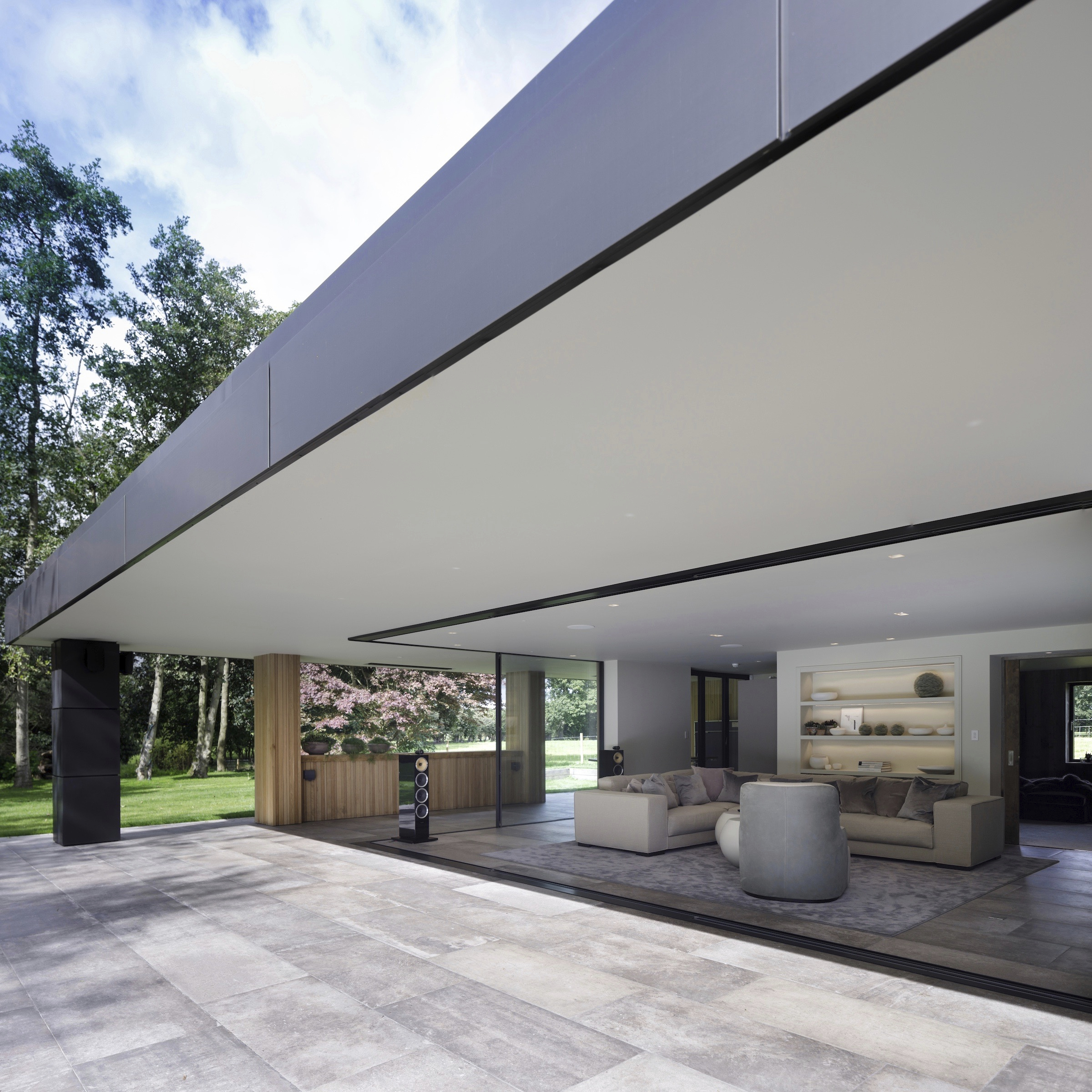 Gallery of Frameless Sliding Doors - Sky-Frame Original - 15