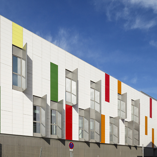 Gallery of Colorful Facade Panel - 2