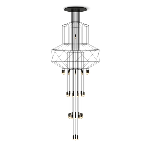 Hanging Lamps - Wireflow Chandelier from Vibia