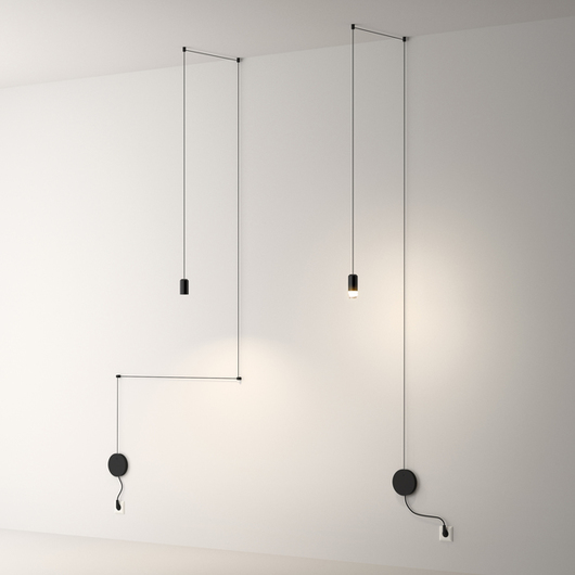 Hanging Lamps - Wireflow Free-Form from Vibia
