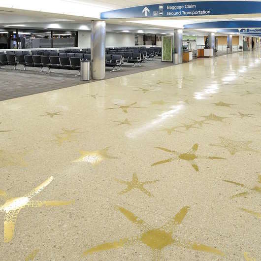 Terroxy Resin Systems in Airports from Terrazzo & Marble