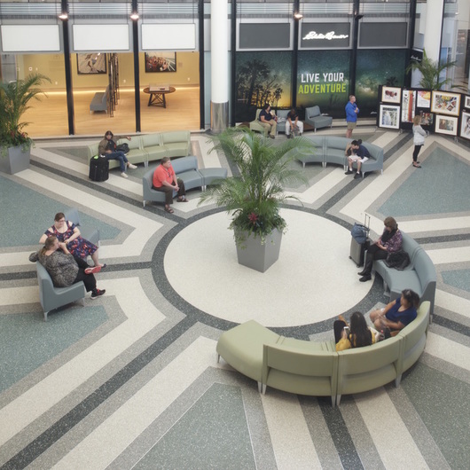 Terroxy Resin Systems in Airports from Terrazzo & Marble