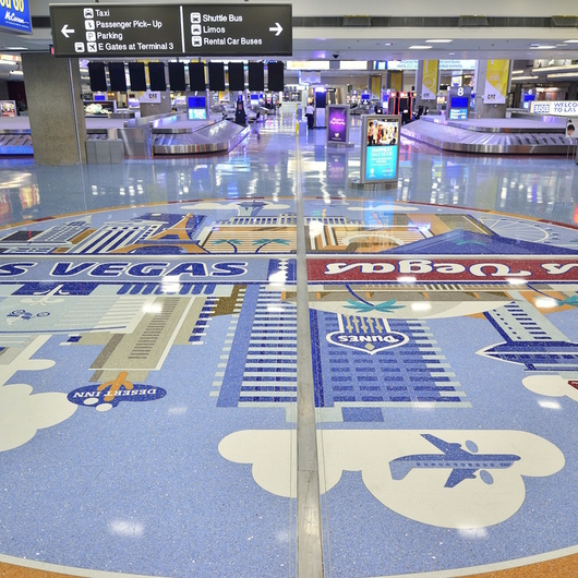 Terroxy Resin Systems in Airports from Terrazzo & Marble