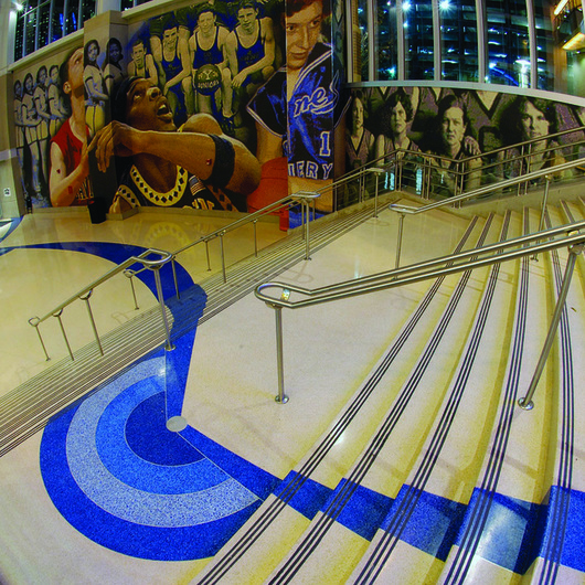 Terroxy Resin Systems in Stadiums from Terrazzo & Marble