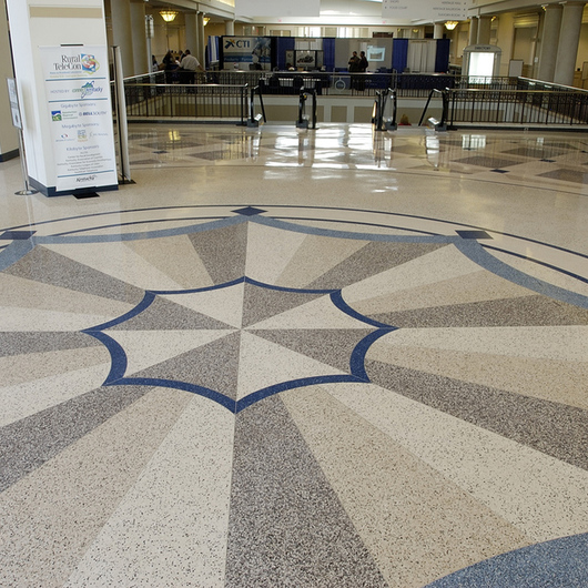 Terroxy Resin Systems in Convention Centers & Transit from Terrazzo ...