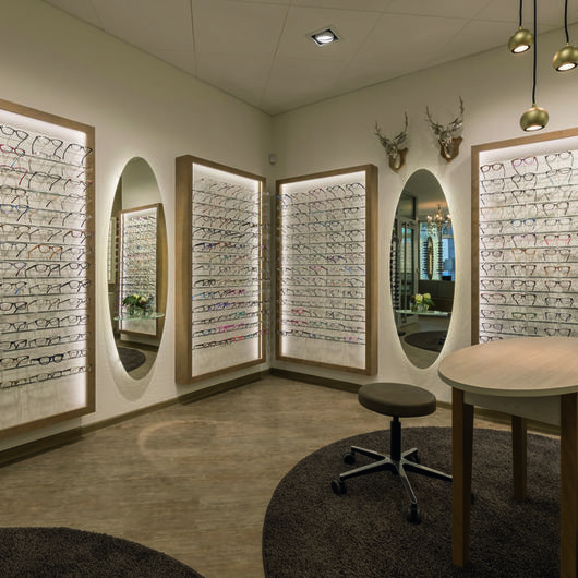 Gallery of Wooden Decors for DUO Optik Interior Design - 12