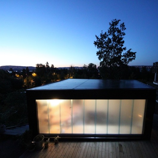 Gallery of Translucent panels in Outdoor Light Studio - 3