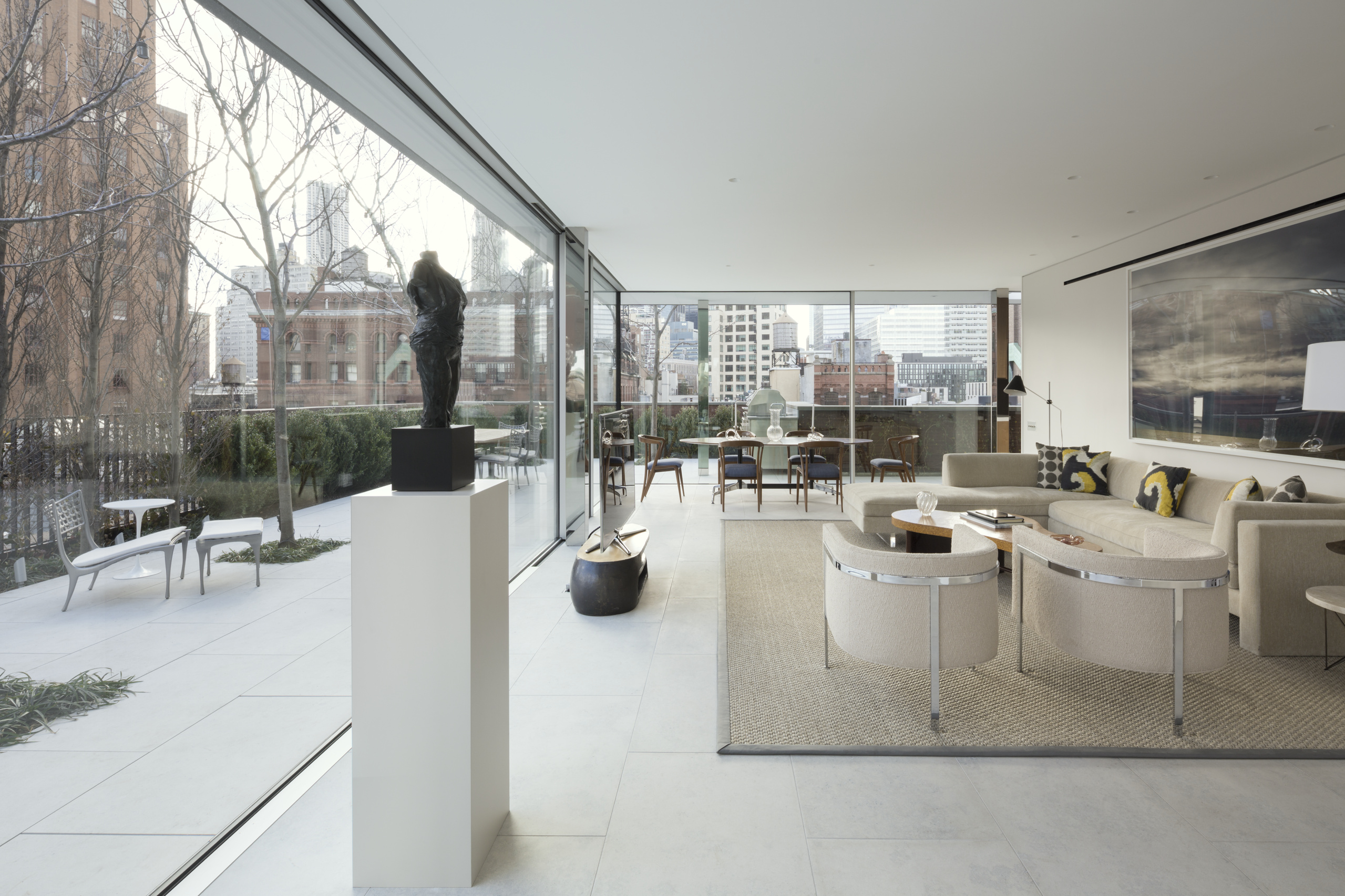 Gallery of Frameless Sliding Doors - Sky-Frame Original - 12