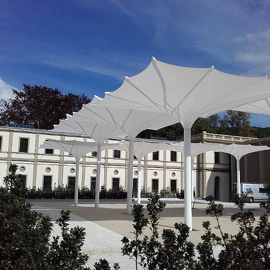 Gallery of Textile Outdoor Architecture in Luitpoldbad - 2