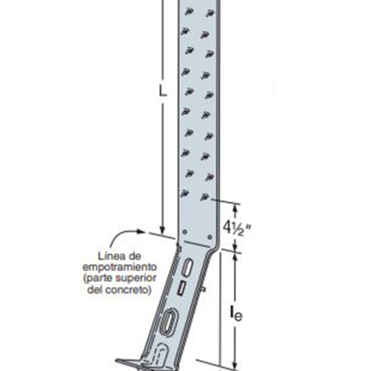 Amarres y uniones de tensión Holdowns de Simpson Strong Tie