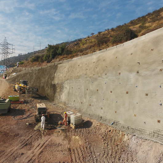 Hormigón proyectado - Shotcrete de Melón Hormigones