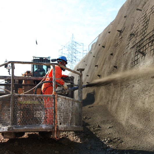 Hormigón proyectado - Shotcrete de Melón Hormigones