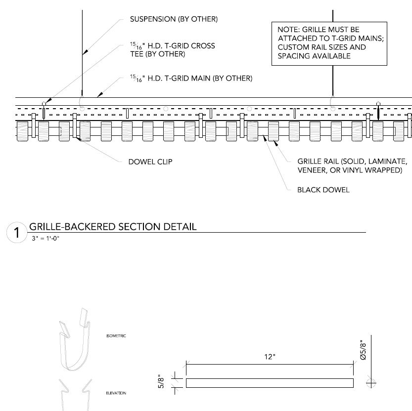 Gallery of Ceiling and Wall Cladding - Grille - 7