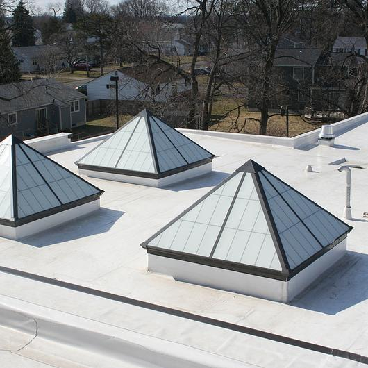 Skylights - S-lines, Pyramids and Geo Roofs® from Kalwall®