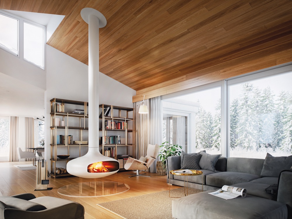 Gallery of Fireplaces - Domofocus - 2