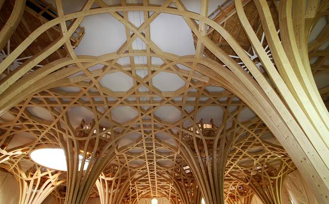 Gallery of Timber Construction in Cambridge Mosque - 5