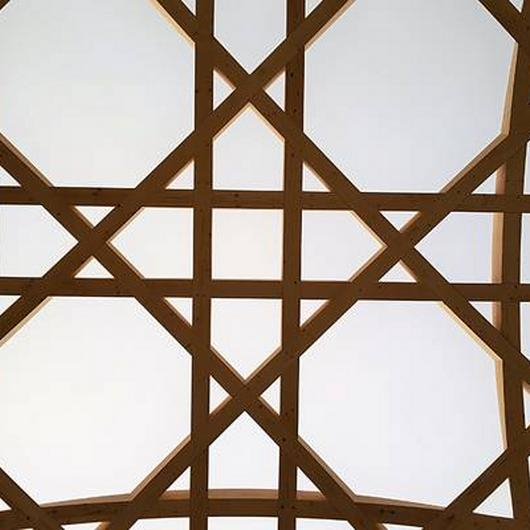 Timber Construction in Cambridge Mosque from Blumer Lehmann