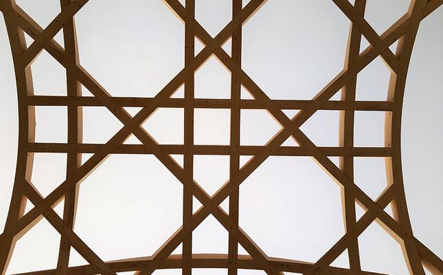 Gallery of Timber Construction in Cambridge Mosque - 6