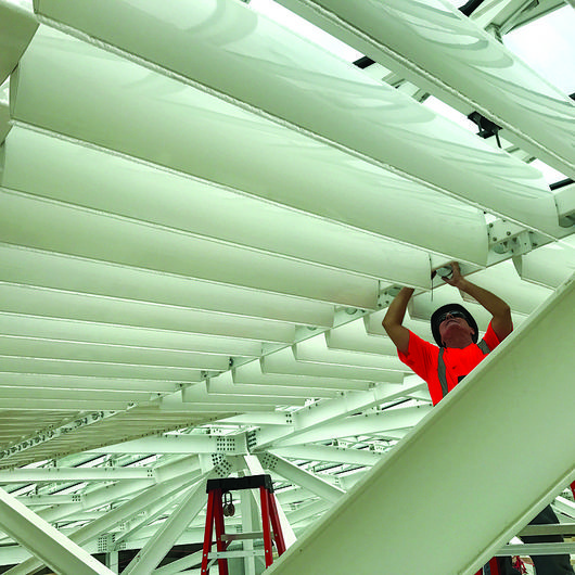 Motorized Louver System for the Canadian Parliament Building from Draper