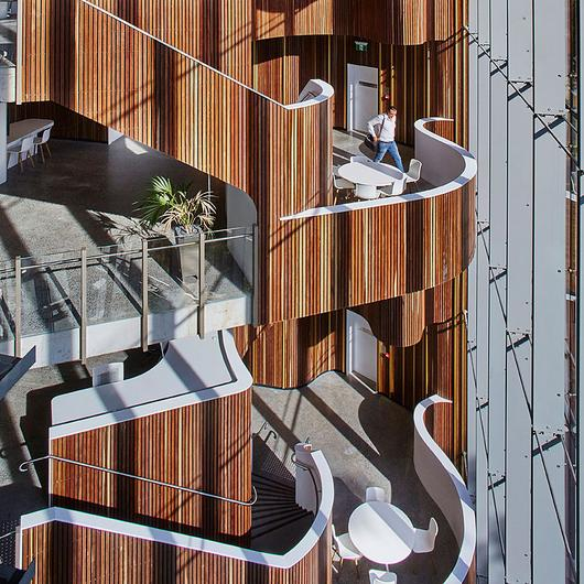 Timber Cladding – Click-on Battens from Sculptform