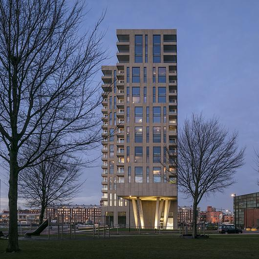 Steltloper Ertskade - Alusion™ Stabilized Aluminum Foam Façade from Alusion