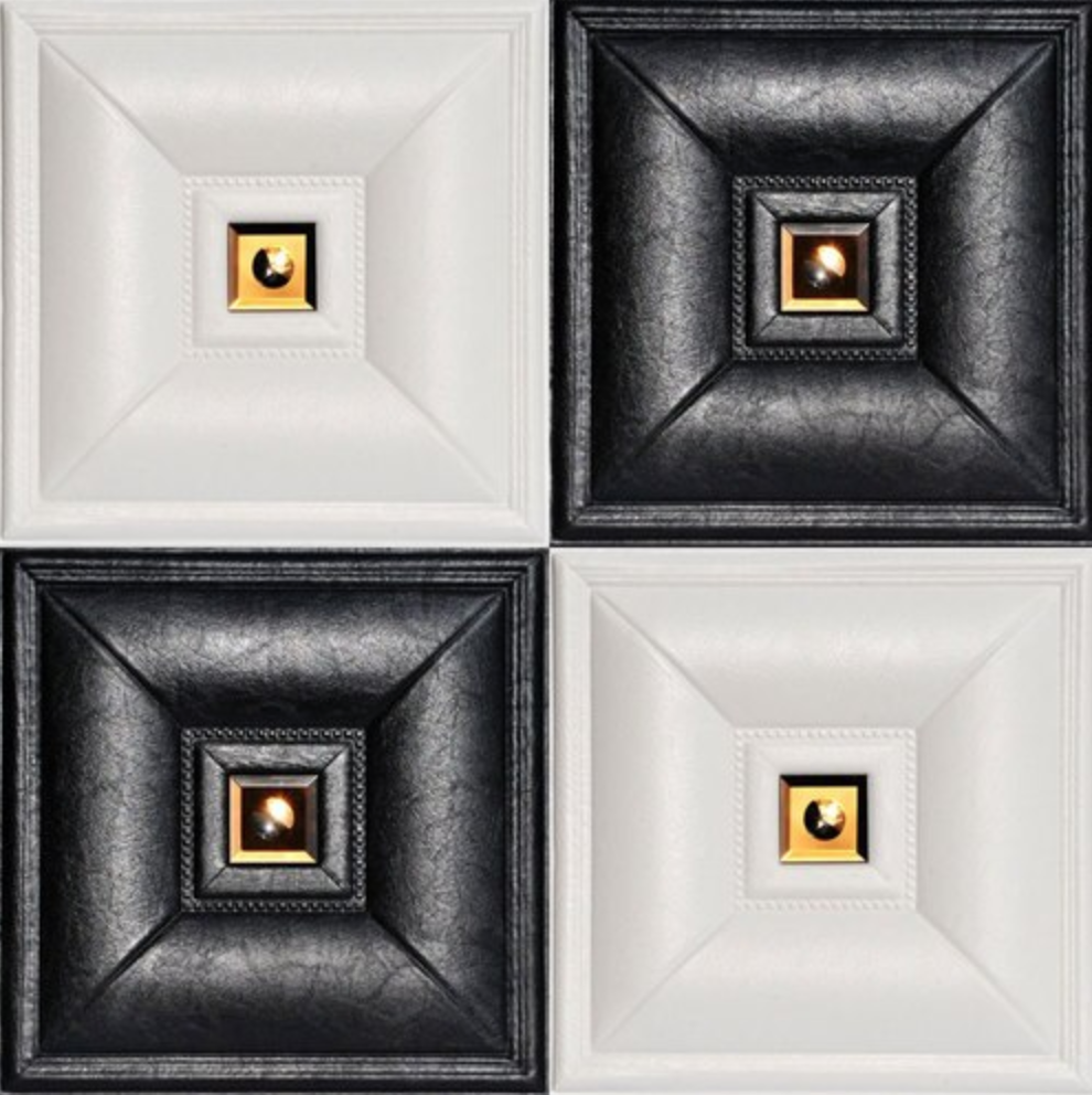 Gallery of Ceiling Tiles - Faux Leather - 14