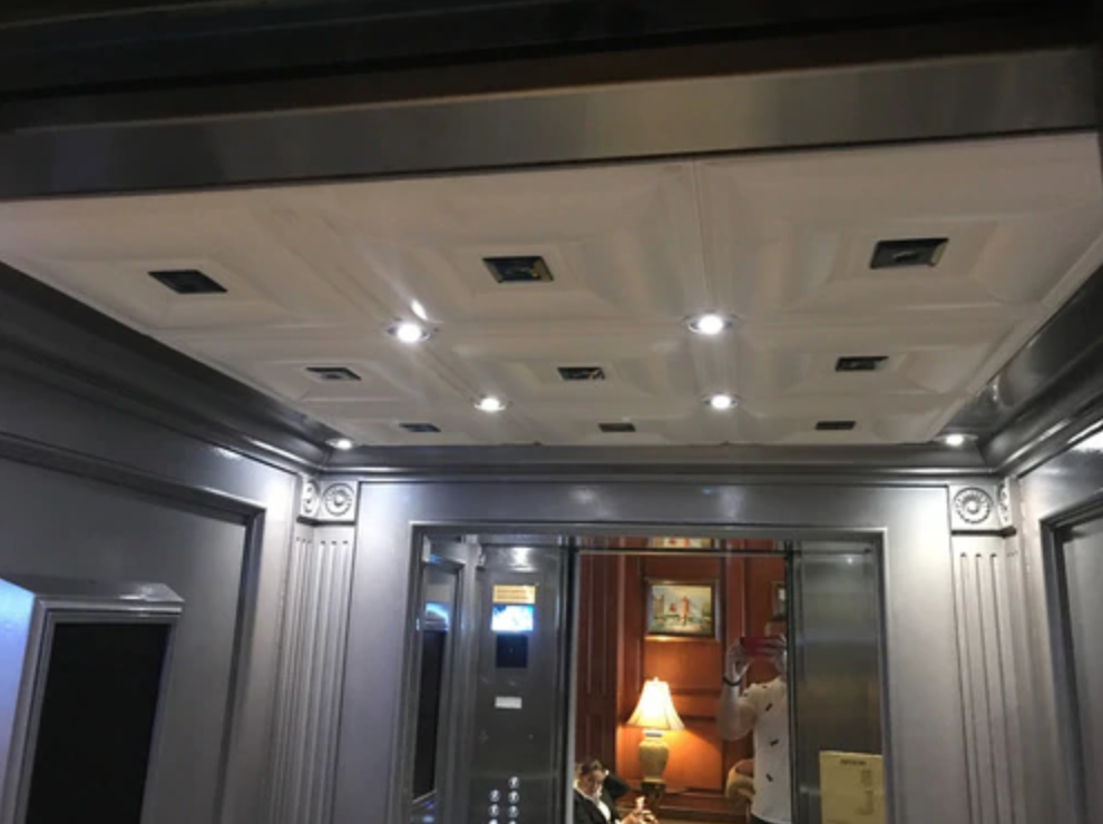 Gallery of Ceiling Tiles - Faux Leather - 3