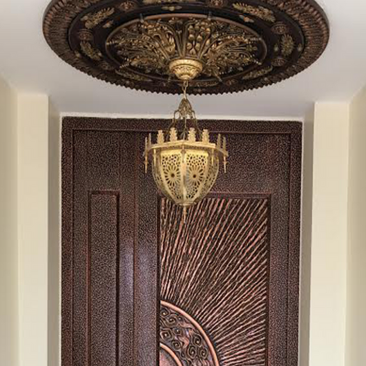 Ceiling Medallions - Hand Painted from Decorative Ceiling Tiles