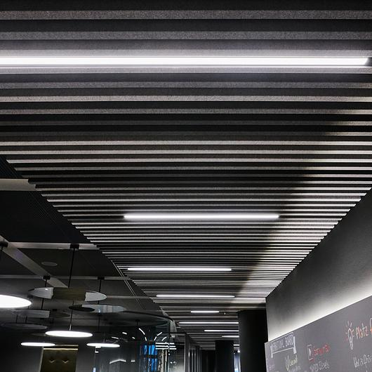 Acoustic Ceilings – HeartFelt® Linear Ceilings from Hunter Douglas ...