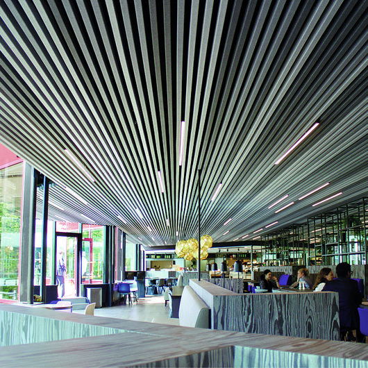 Acoustic Ceilings – HeartFelt® Linear Ceilings from Hunter Douglas ...