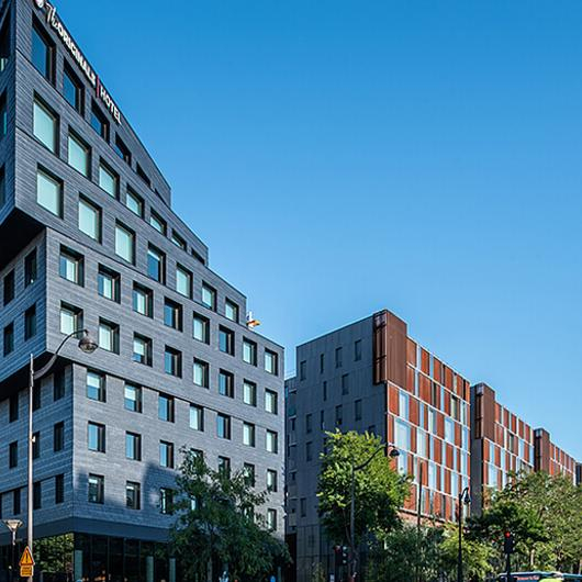 Rainscreen Cladding System CUPACLAD® 101 RANDOM from Cupa Pizarras