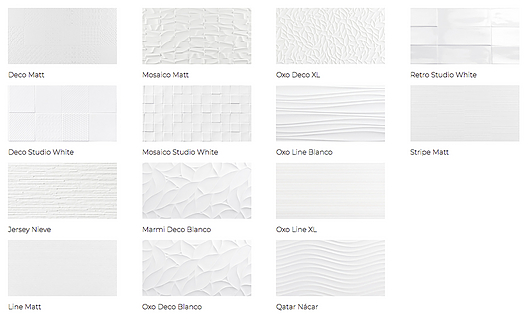 Revestimientos cerámicos - The White Collection de Porcelanosa
