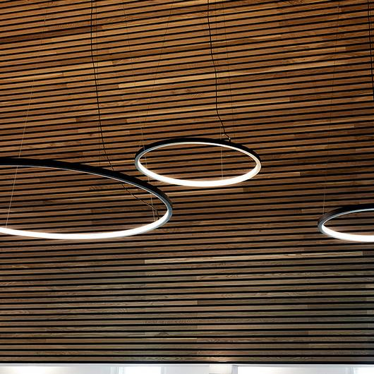 Timber Batten Ceiling in All Souls Chapel from Sculptform