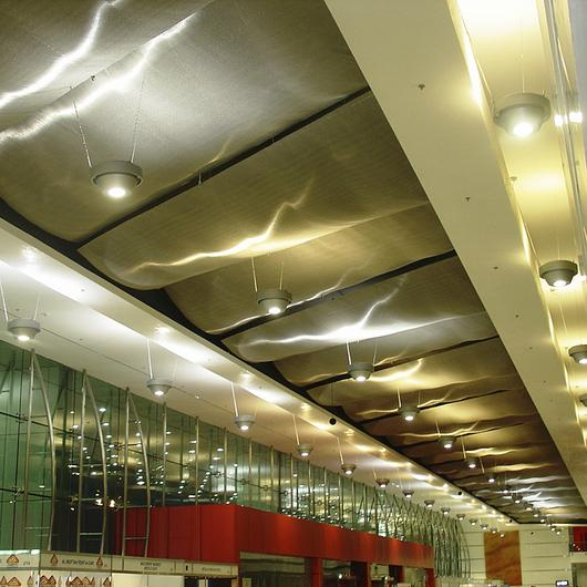 Gallery of Ceilings with Metal Fabric - 5