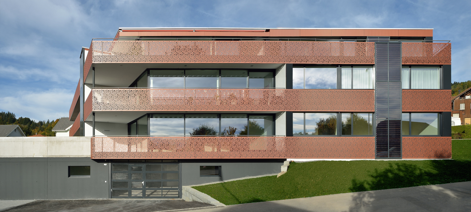 Perforated facades de goldnstl | ArchDaily