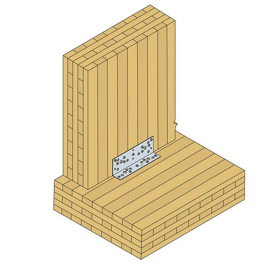 Galeria de Ángulos y placas clavadas para paneles CLT - 18
