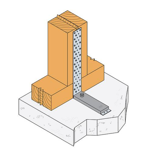 Conectores de tensión - holdowns para paneles CLT de Simpson Strong Tie