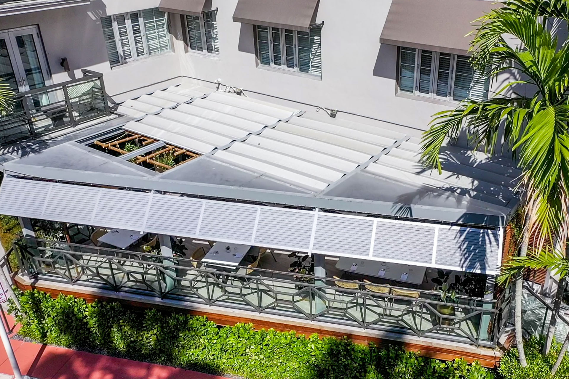 Gallery of Retractable Canopies, Outdoor Roofs - Lennox Hotel Miami ...