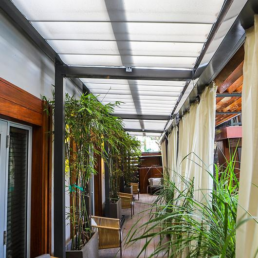 Retractable Canopies, Outdoor Roofs - Lennox Hotel Miami Beach from ShadeFX