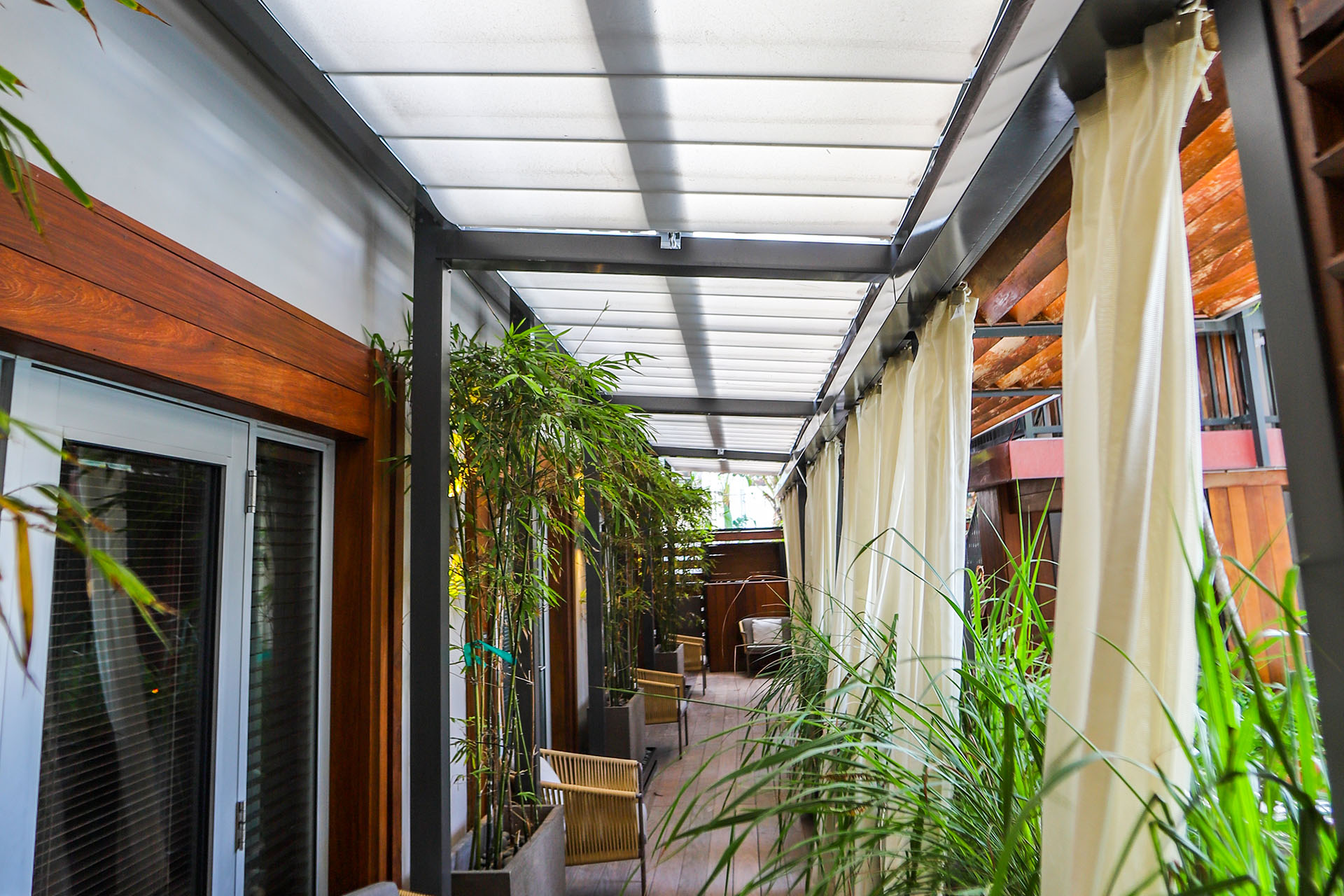 Gallery of Retractable Canopies, Outdoor Roofs - Lennox Hotel Miami ...