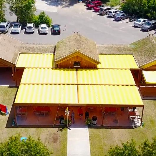 Gallery of Outdoor Roofs, Attached Structure - Al Johnson's Stabbur ...
