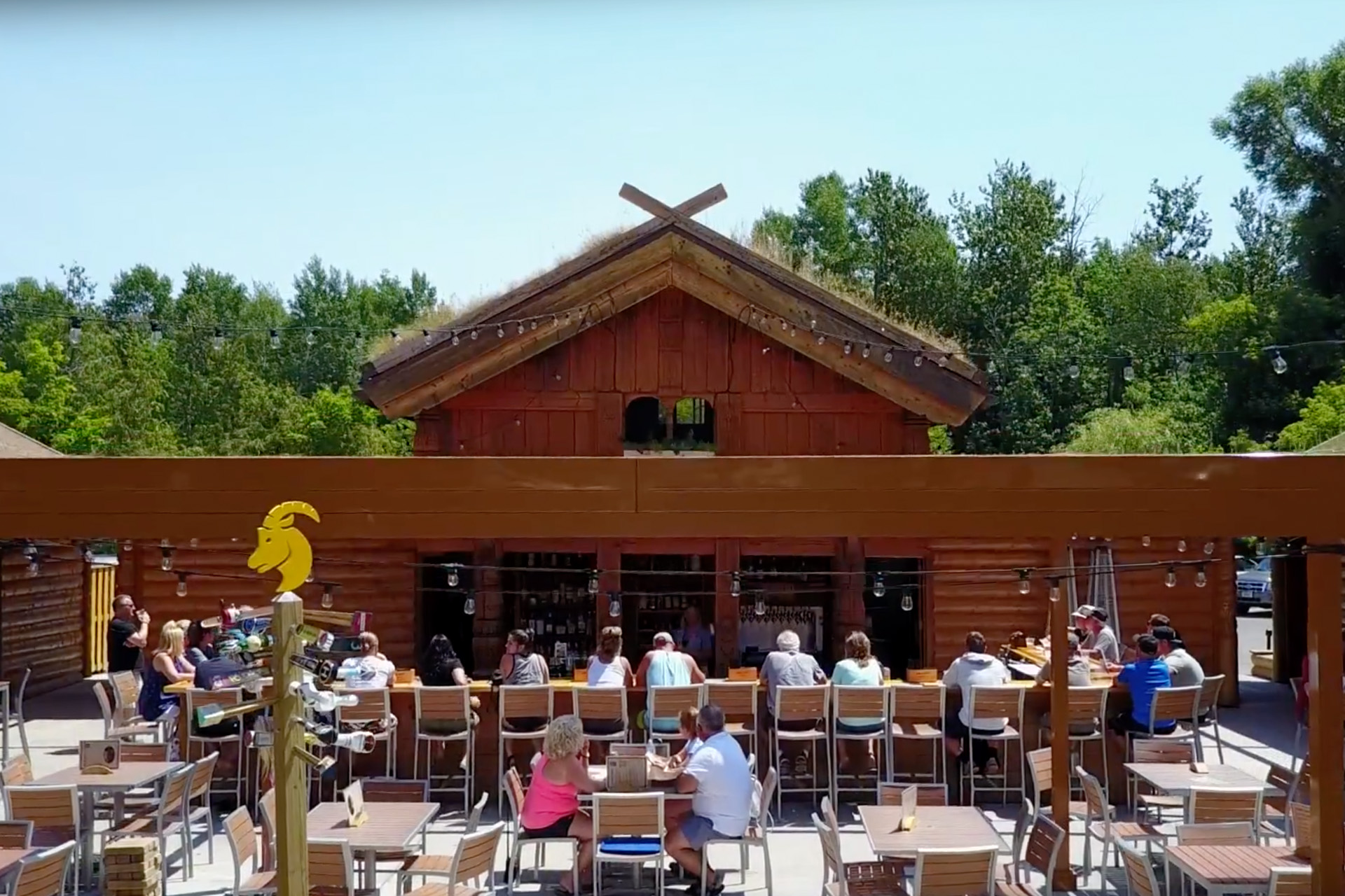 Gallery of Outdoor Roofs, Attached Structure - Al Johnson's Stabbur ...