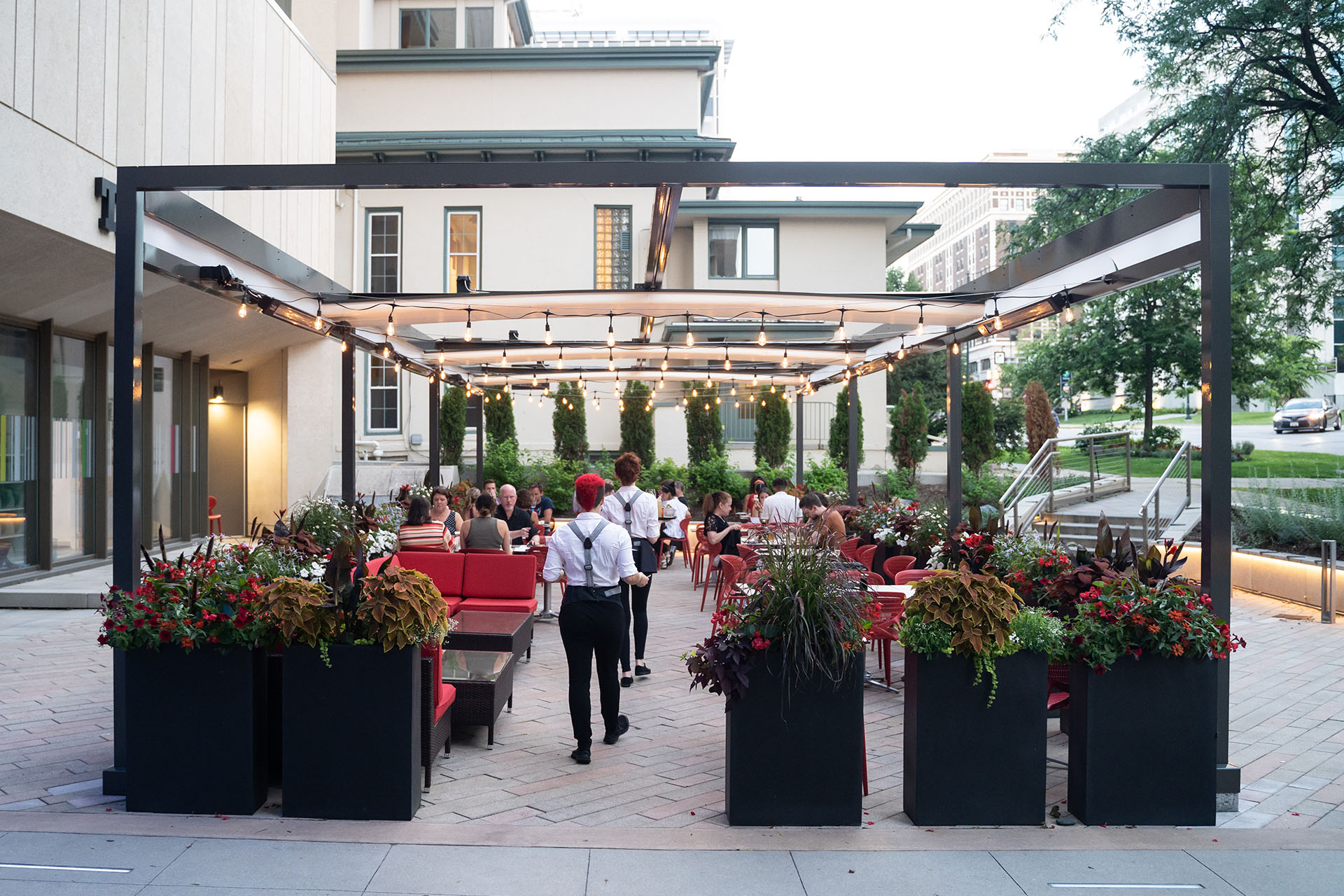 Gallery of Retractable Canopies, Custom Structure - RED Madison - 2