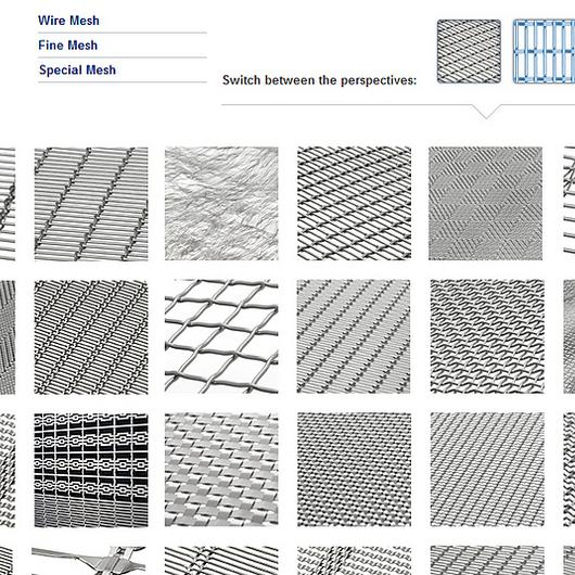 Interior Design with Wire Mesh from HAVER & BOECKER