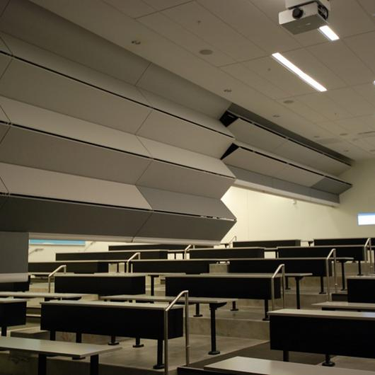 Retractable Walls - Stepped & Sloped Spaces from Skyfold