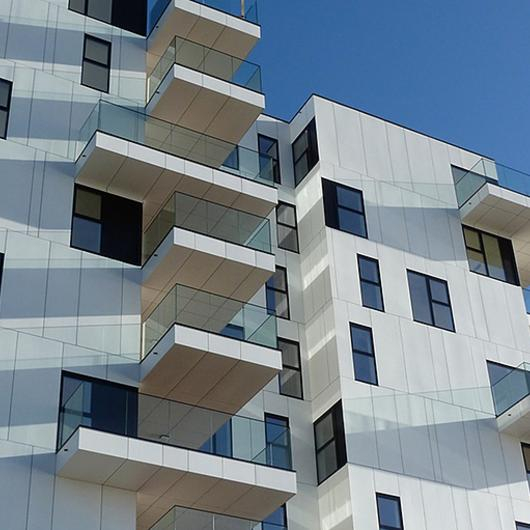 STENI Façade Panels in Residential Buildings from STENI