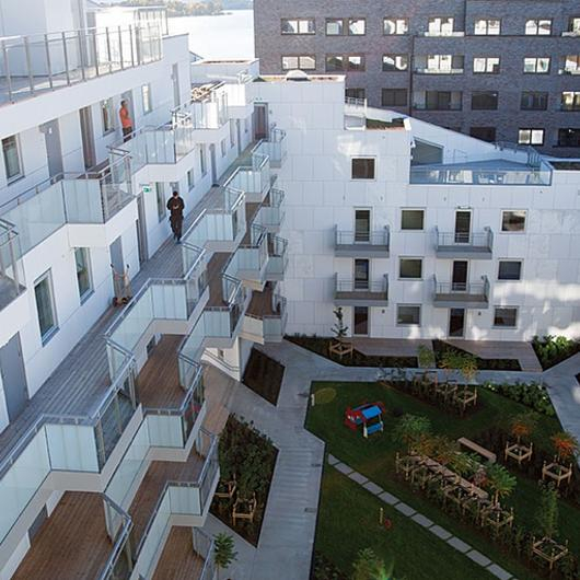 STENI Façade Panels in Residential Buildings from STENI