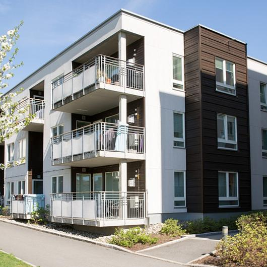 STENI Façade Panels in Residential Buildings from STENI