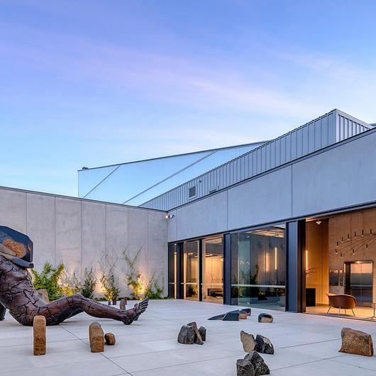 Translucent Building Elements in Dangrove Art Space from Rodeca