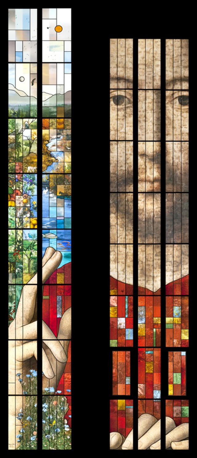 Gallery of Digital Ceramic Printed Stained Glass Effect - 8